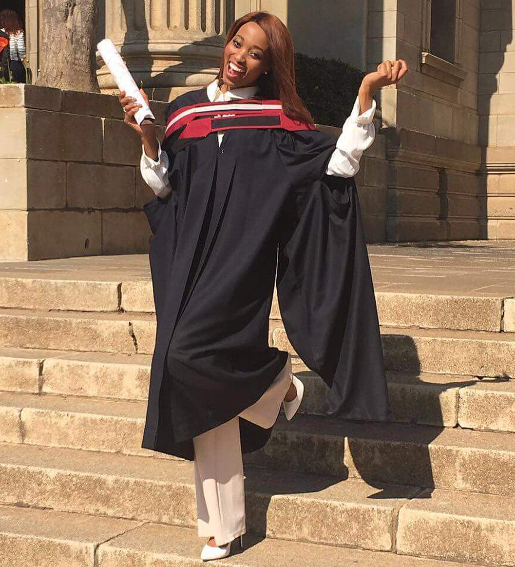 Former Miss South Africa Ntando Kunene Graduates with MBA from Wits ...