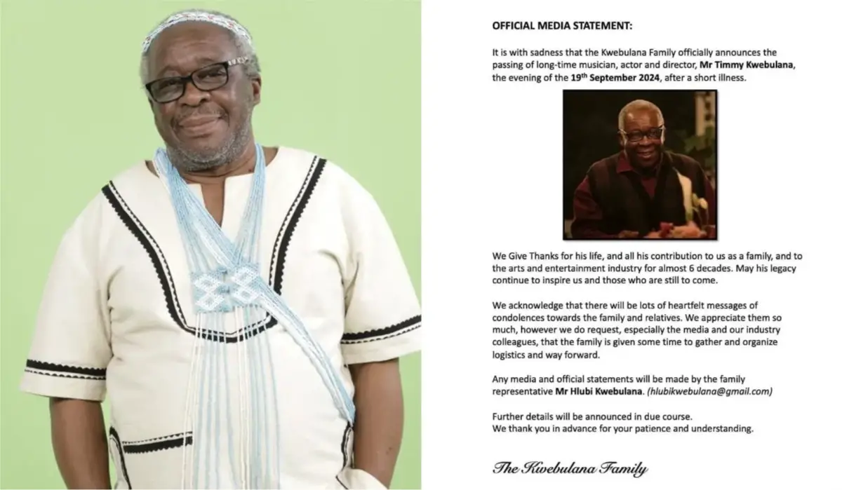 Mzansi Mourns Again: Veteran Actor Timmy Kwebulana Dies | iMzansi